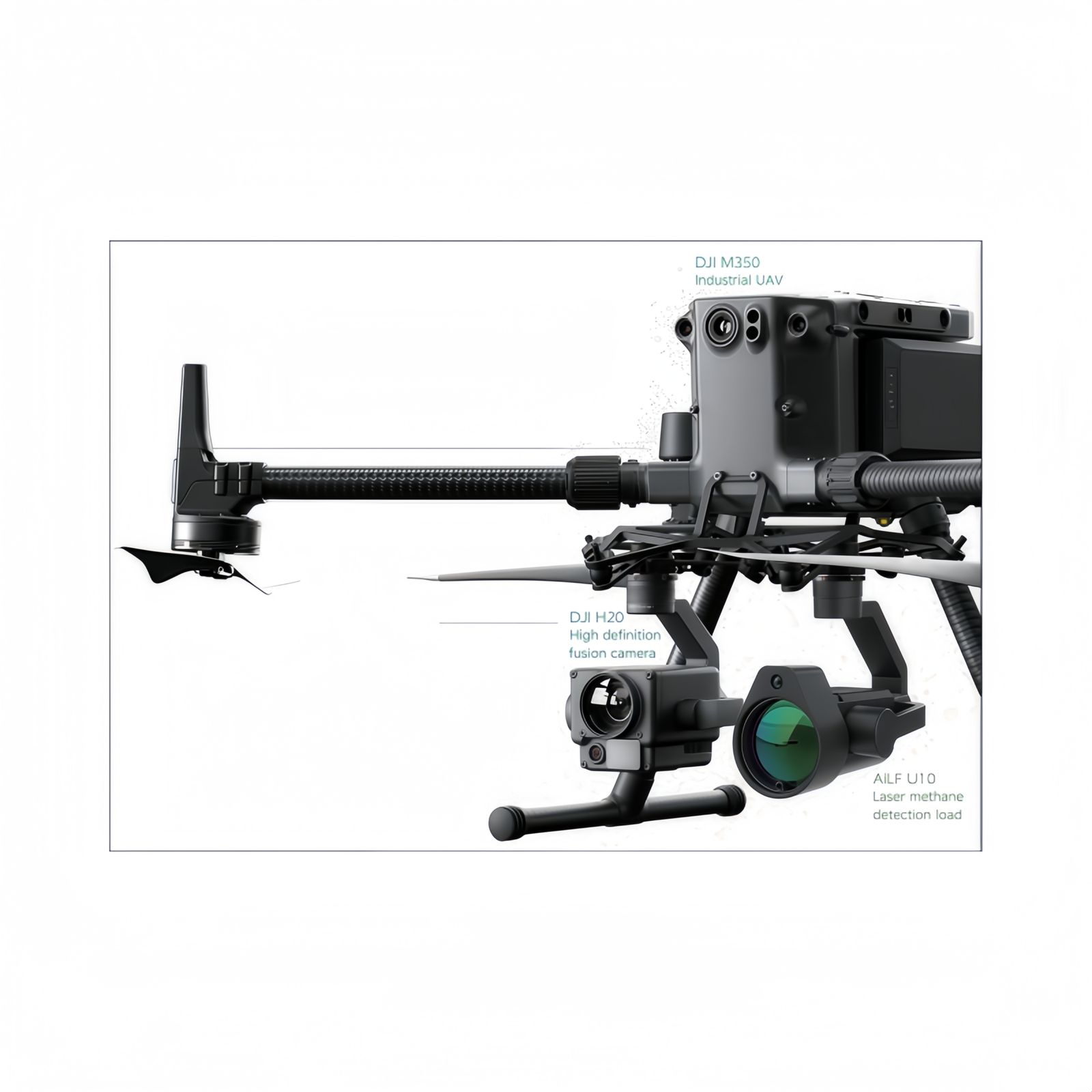 UAV-borne Methane Leak Detector - Drone-based detector